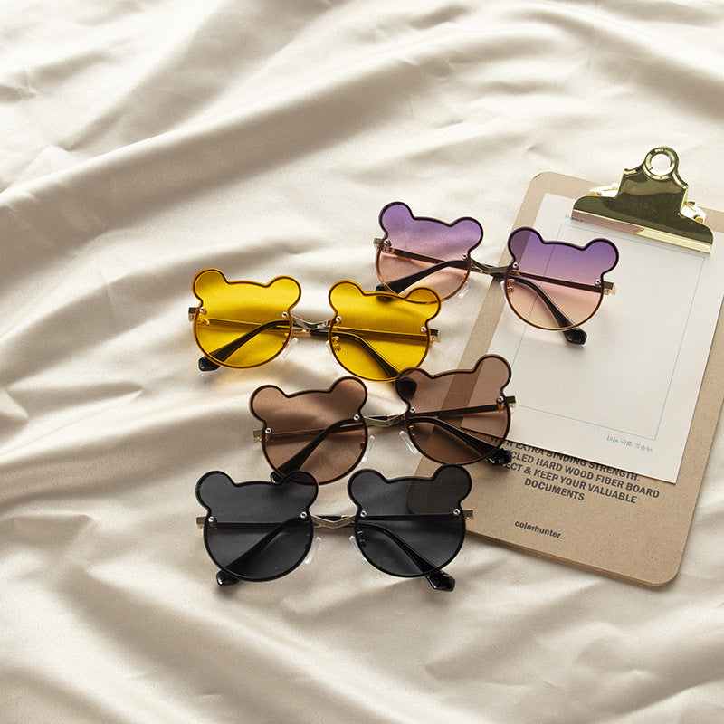 Girls Colorful Lenses Cartoon Frame Shape Fashion Sunglasses – MyKids-USA®